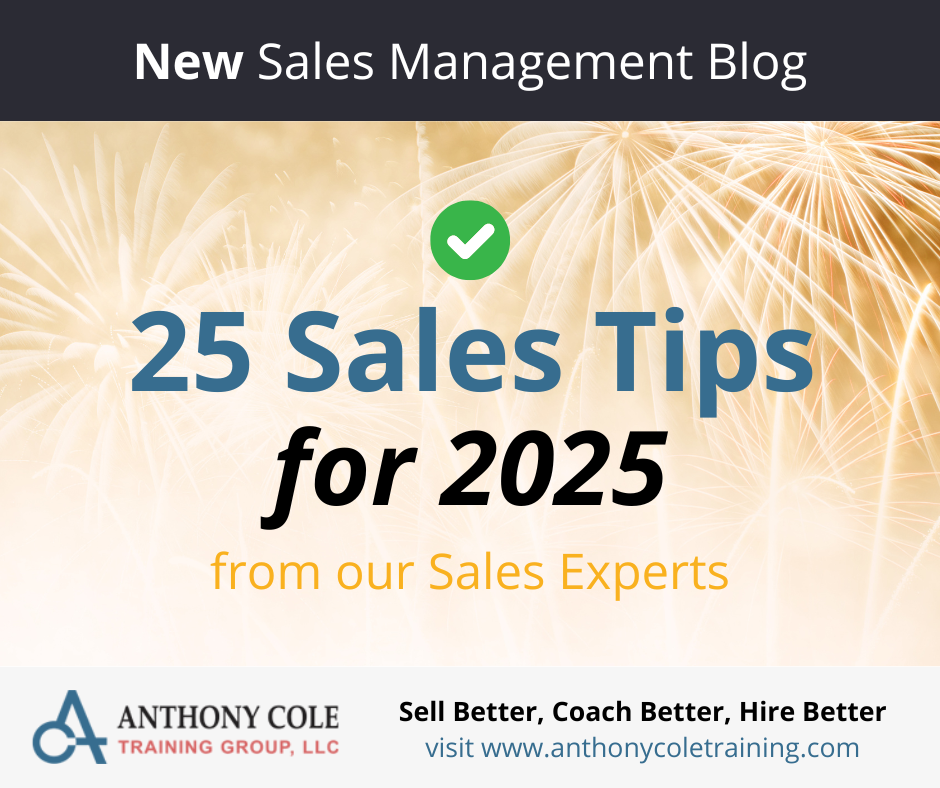 25 Sales Tips for 2025 from The Sales Experts